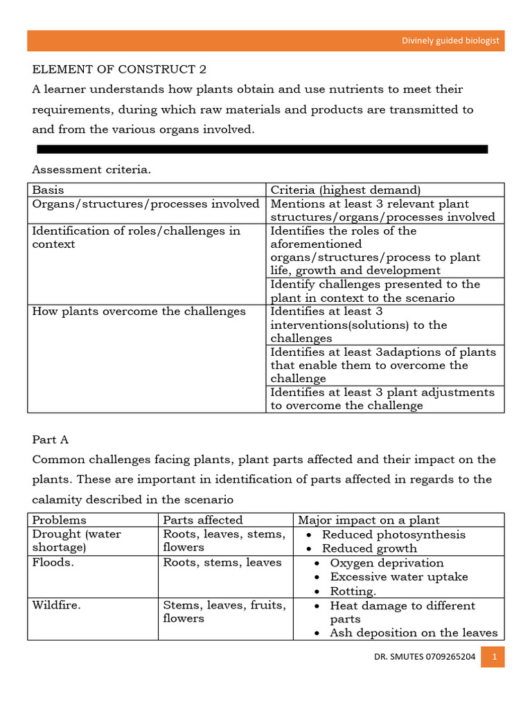 Biology EOC 2 | PDF | Plant Nutrition | Botany