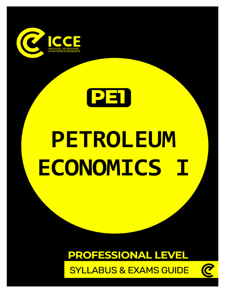 Petroleum Economics III - Guide | PDF | Petroleum | Petroleum Industry