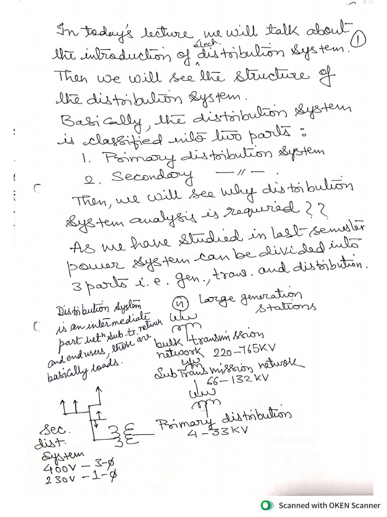 Power System Notes | PDF