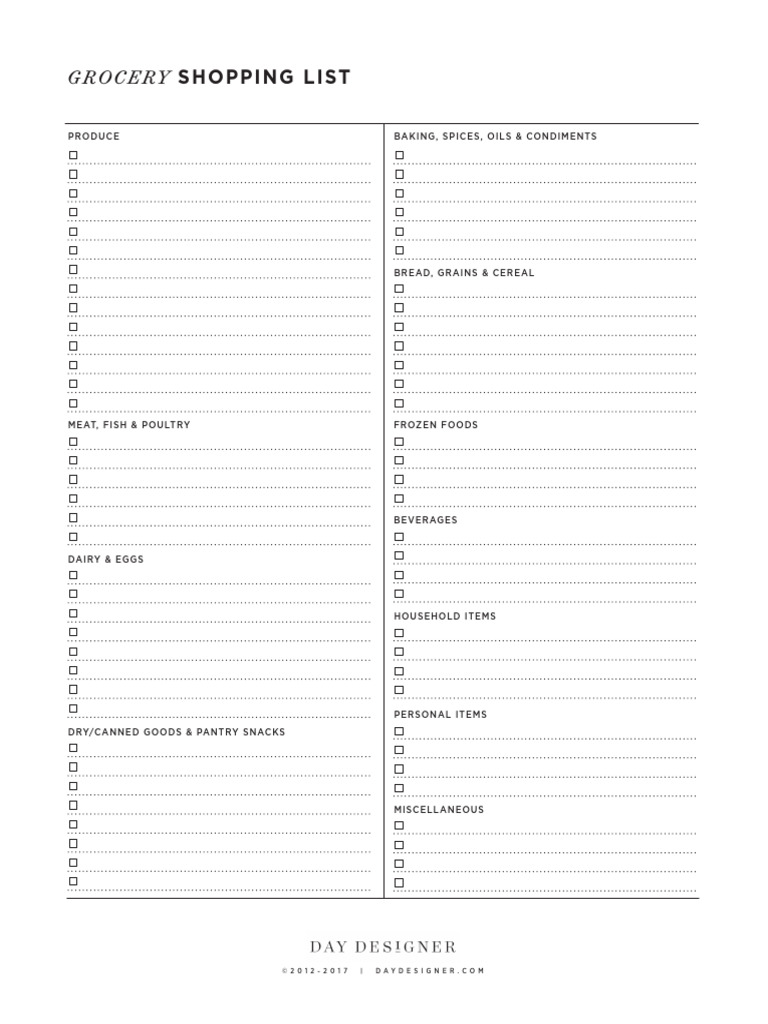 Grocery | PDF
