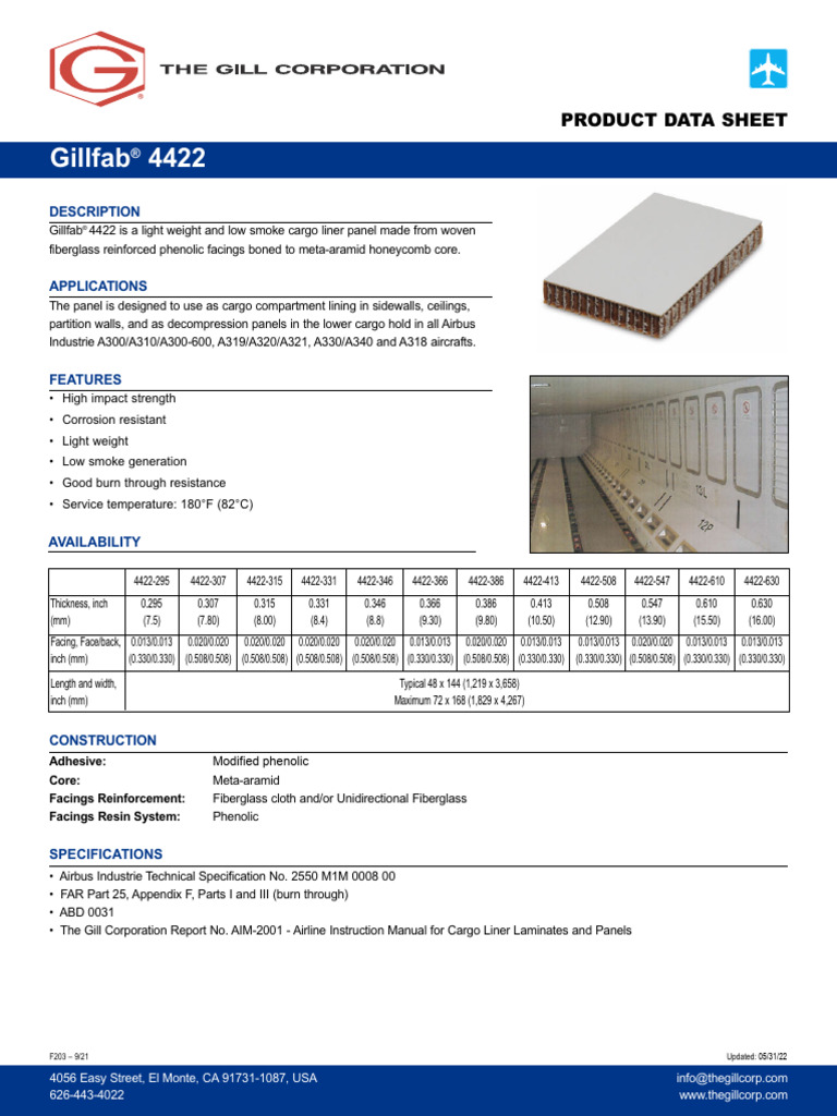 Gillfab_4422 | PDF | Materials | Aircraft