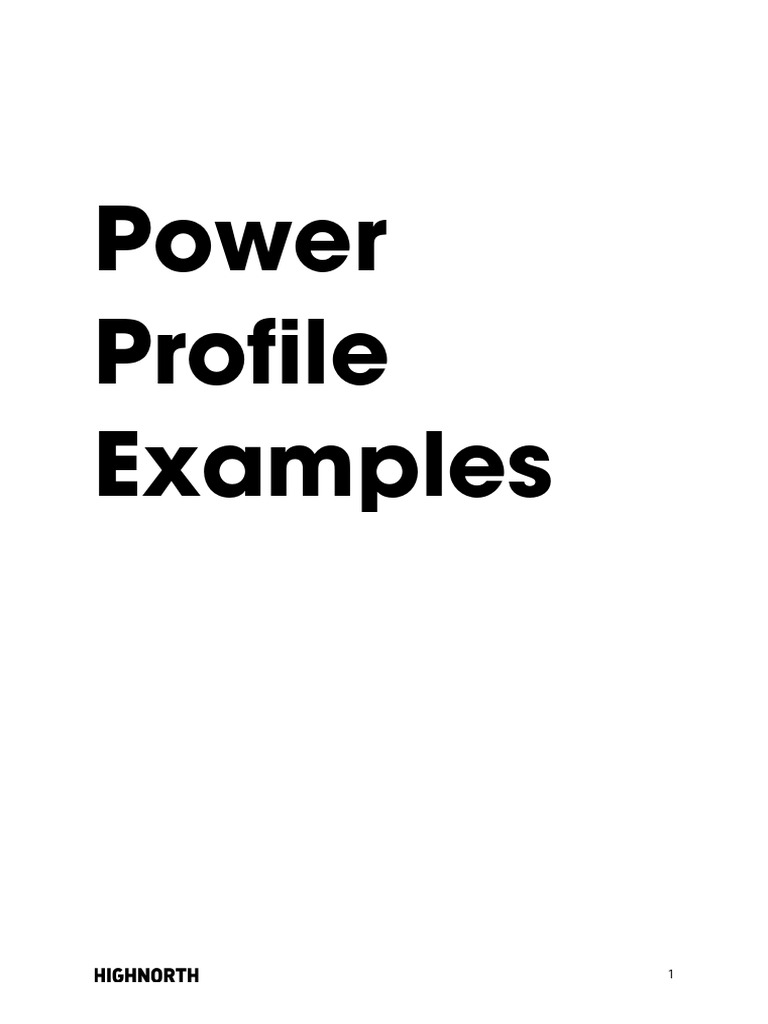 Cycling Power Profile Analysis Guide | PDF | Cellular Respiration ...