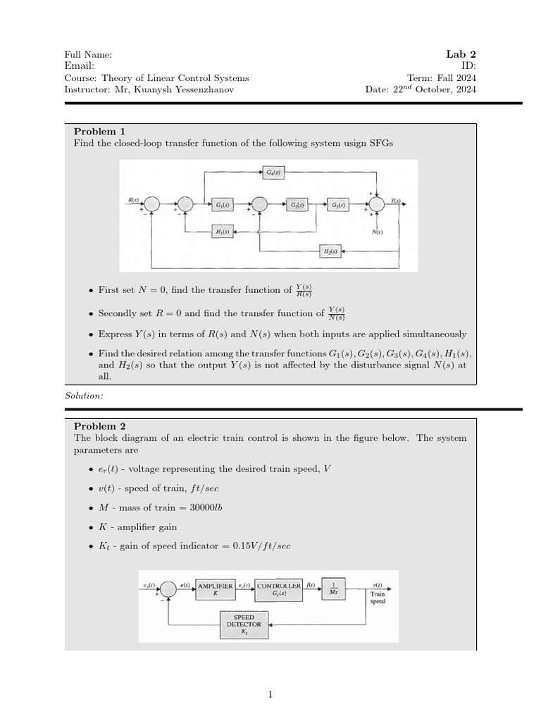TLCS_Lab_2__Copy_ | PDF | Control Theory | Electrical Engineering
