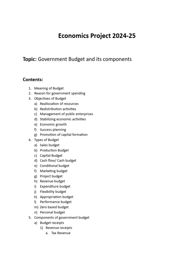 Economics Project 2024 25 Blueprint 1 | PDF