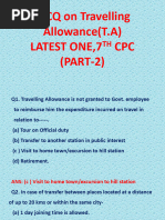 Central Govt TA Rules Overview | PDF