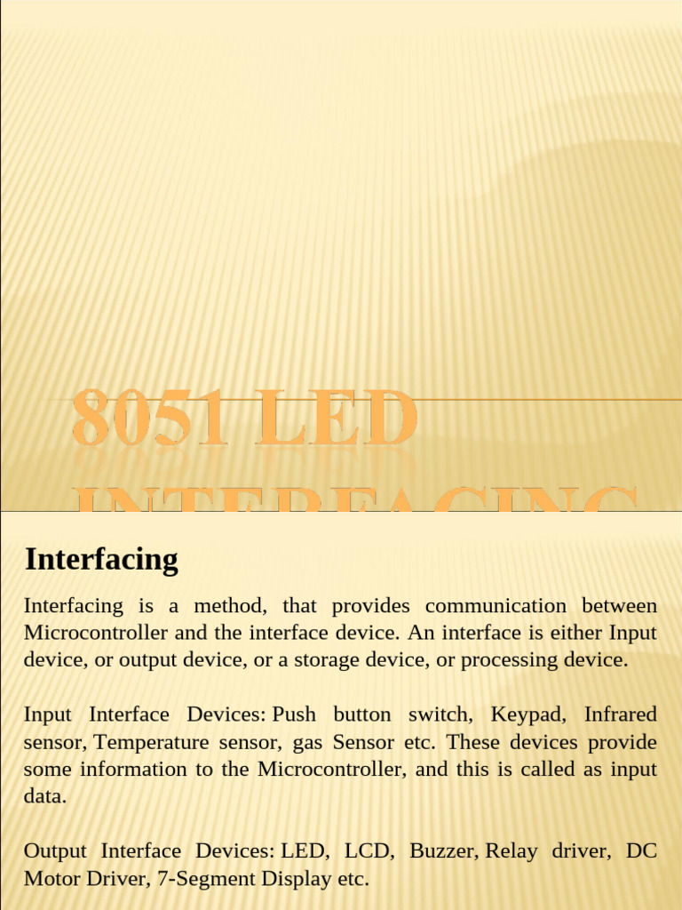 ES - 8051 LED Interfacing | PDF | Light Emitting Diode | Microcontroller