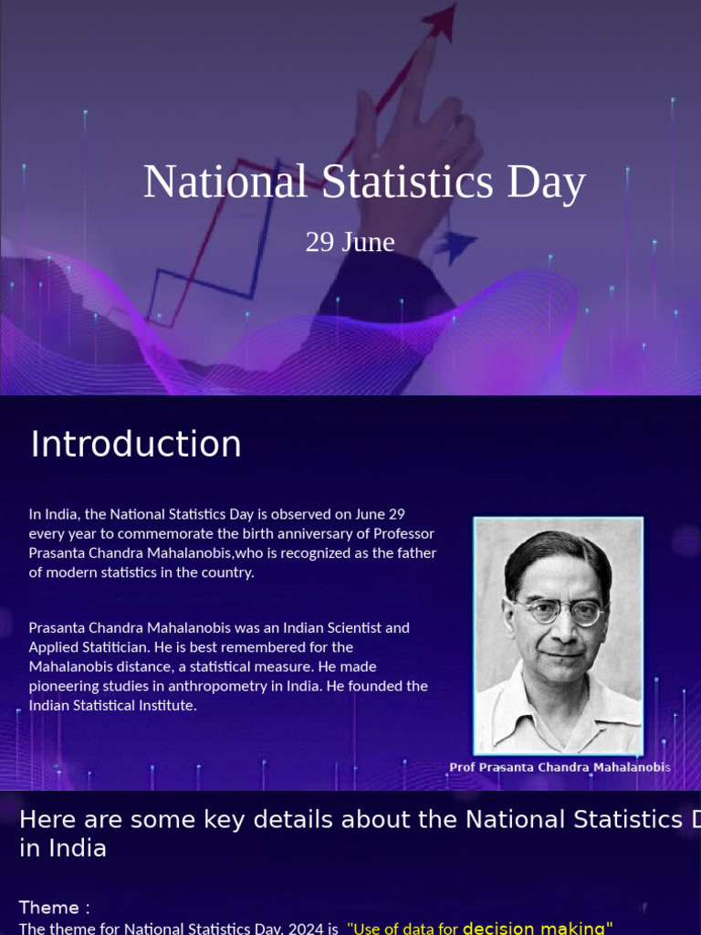 National Statistics Day | PDF