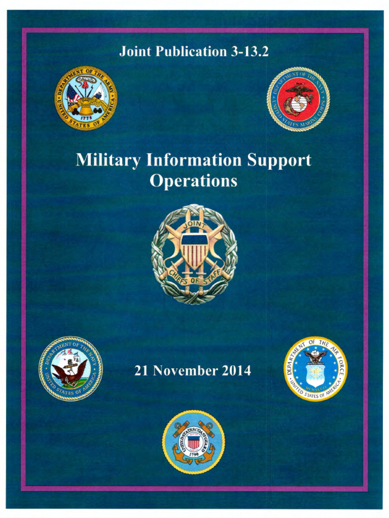 Military Information Support Operations: Joint Doctrine and Guidelines ...