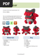 Metapod Amigurumi Pattern 1-1 | PDF | Crochet | Yarn