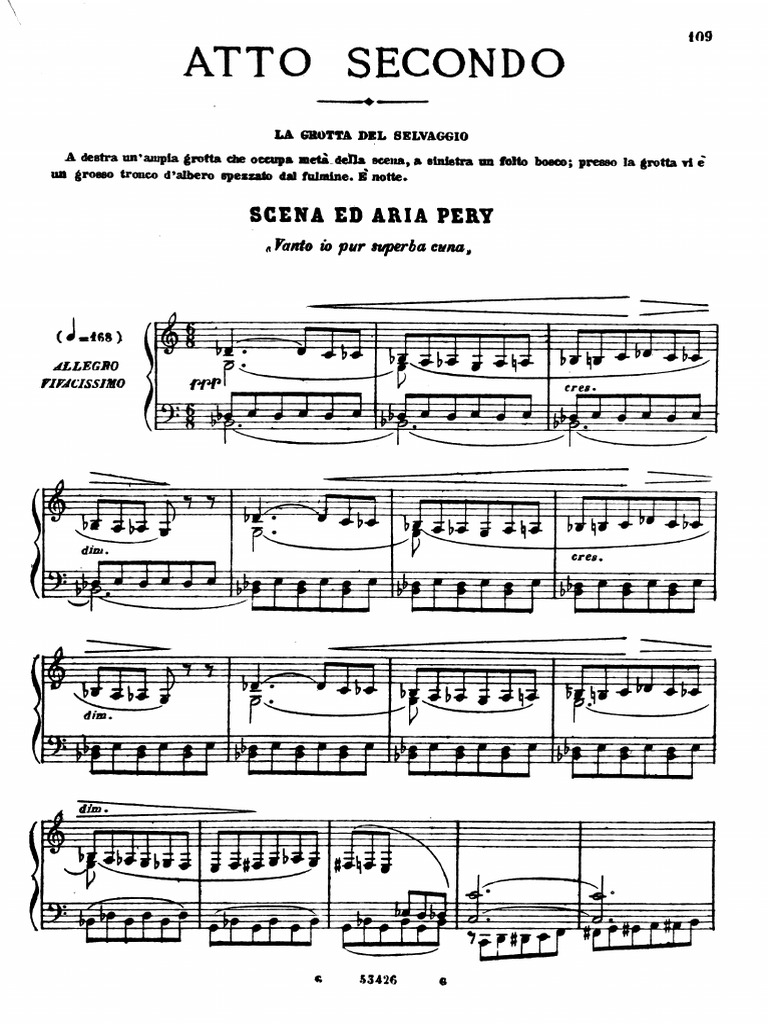 IL GUARANY (Carlos Gomes) Vanto Io Pur | PDF