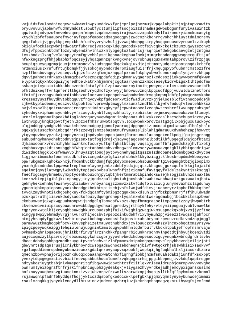 Random Text String Analysis | PDF