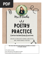 Eating Poetry - Mark Strand | PDF | Poetry | Happiness