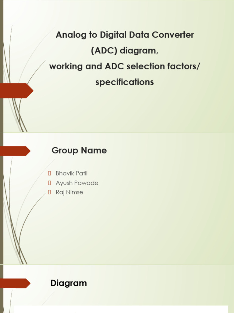Analog To Digital Data Converter (ADC) - 2-1 | PDF