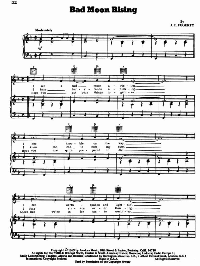 Bad Moon Rising | PDF