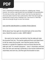 Yoon and The Jade Bracelet: Comprehension Assessment | PDF