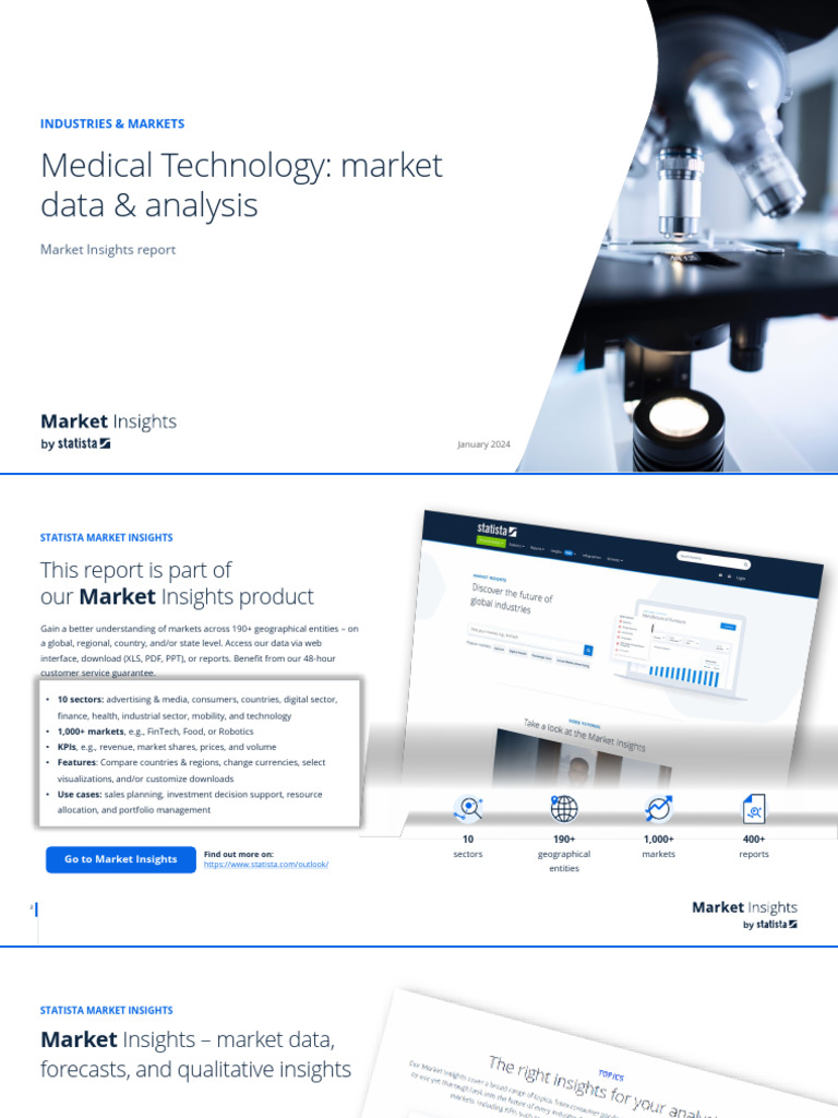 Medical Technology Market Analysis 2024 | PDF | Medical Device ...