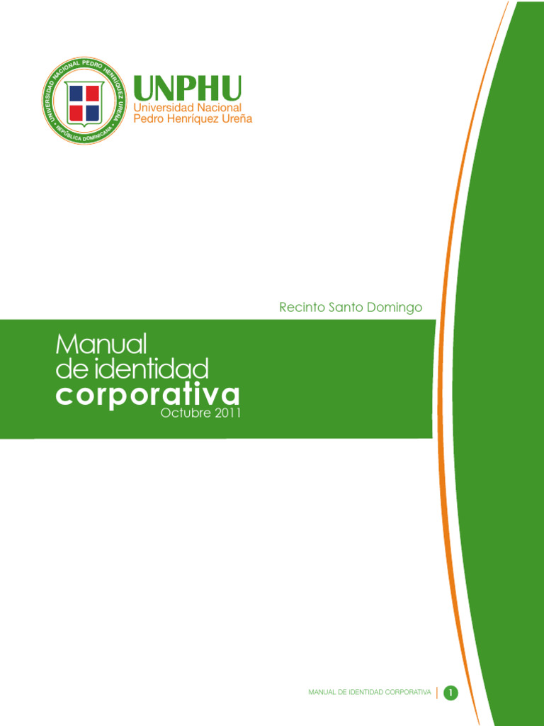 Logo de la UNPHU: Manual Corporativo | PDF | Ligero | Psicofísica