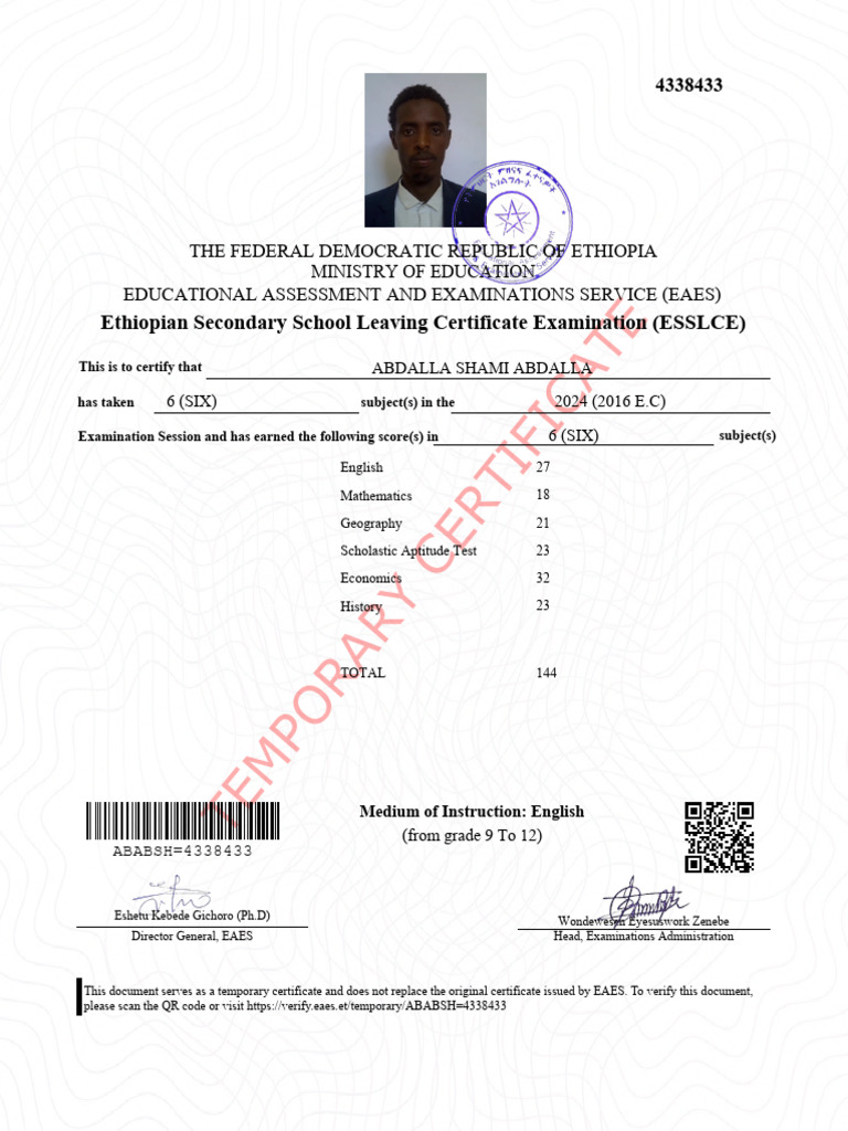 ABABSH=4338433 | PDF | Qualifications | Educational Stages