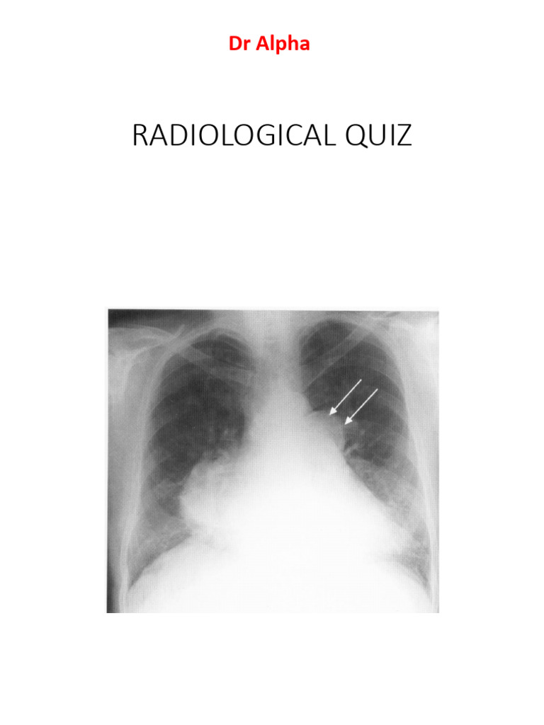 Radiological Exam Interpretation Guide | PDF
