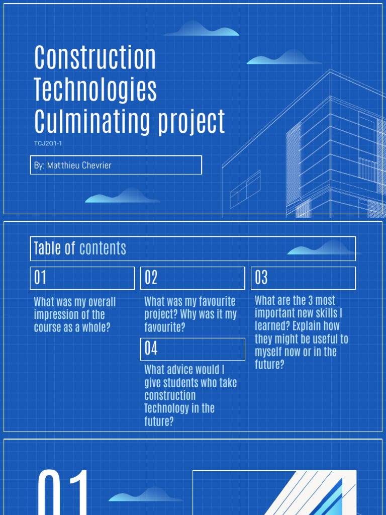 Construction tech culminating project (1) | PDF