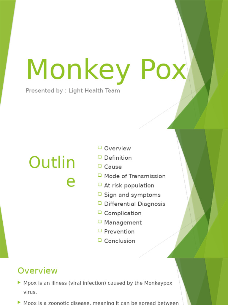 Understanding Mpox Symptoms And Management Pdf Infection