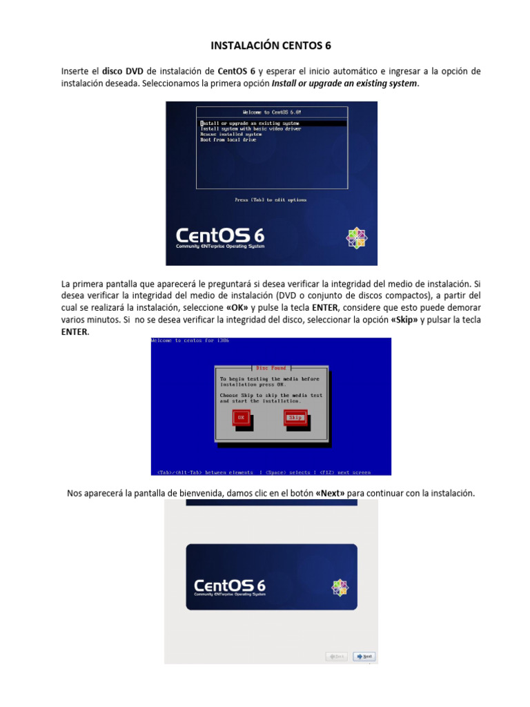 Instalacion Centos 6 | PDF | Botón (Computación) | Software
