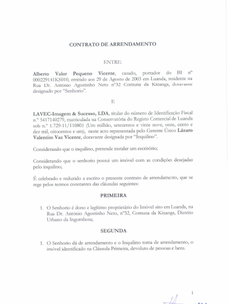 Contrato Lavec | PDF