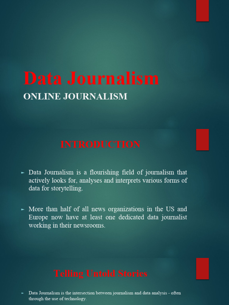 Data Journalism | PDF | Journalism | Data