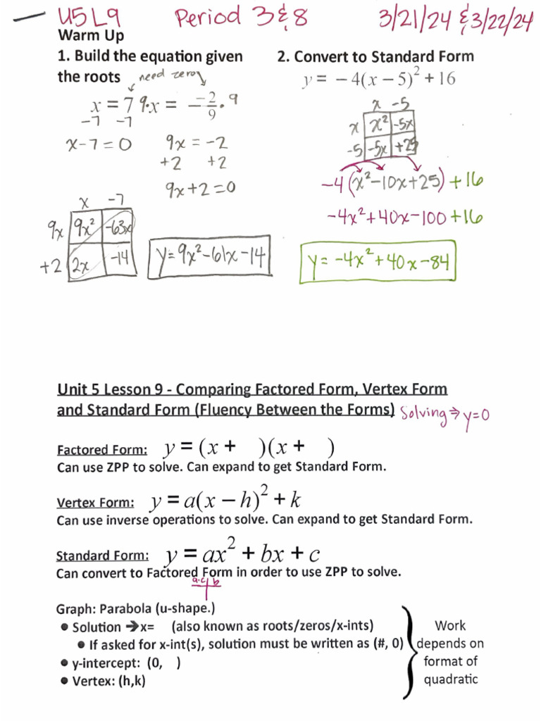 Im2 U5l9 Licons Notes | PDF