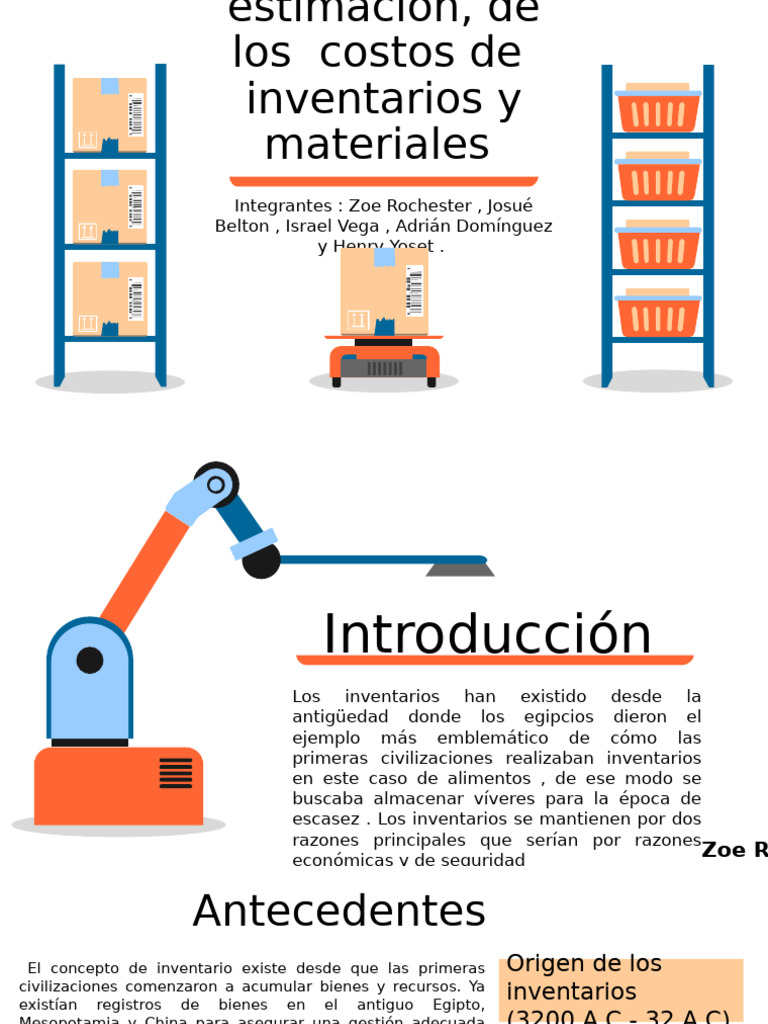 Presentacion_en_equipo inventario | PDF | Lean Manufacturing | Economias
