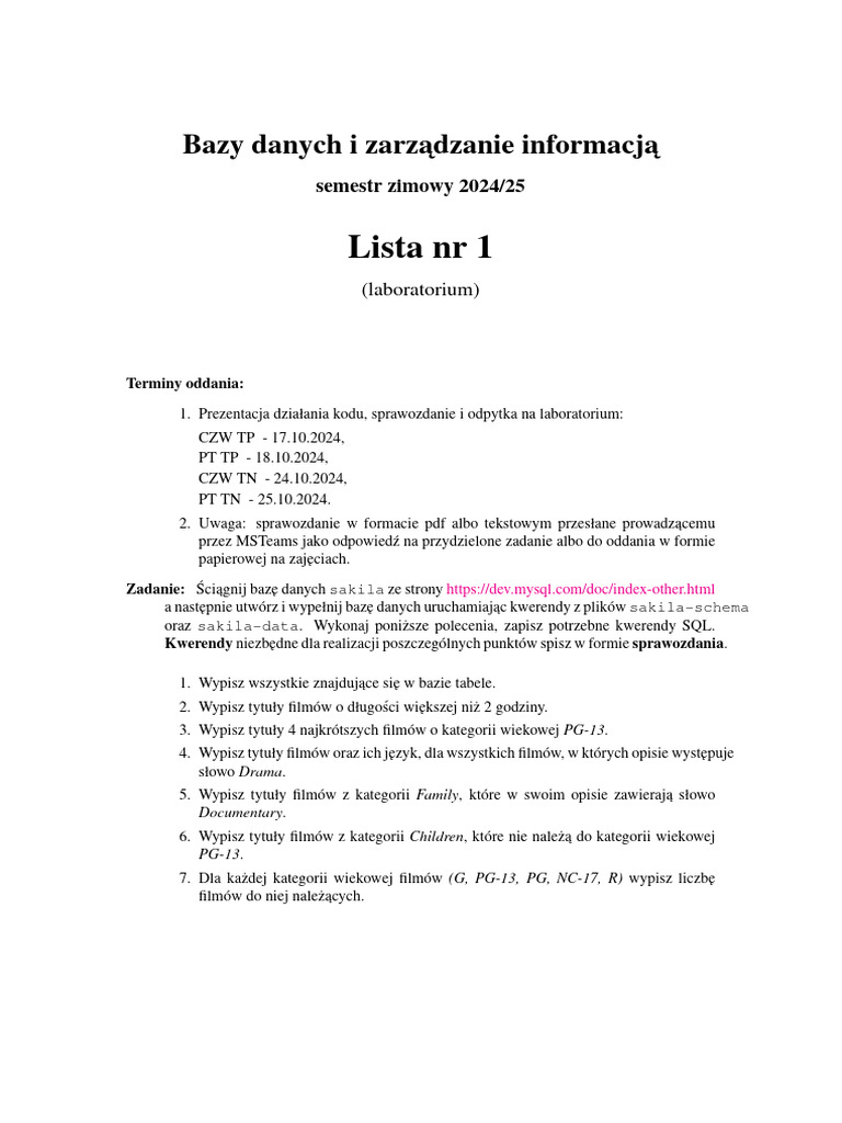 DB Lab1 | PDF