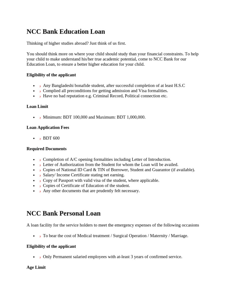 NCC Bank | PDF