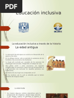 Linea Del Tiempo Educacion Inclusiva | PDF | Invalidez | Inclusión (Educación)