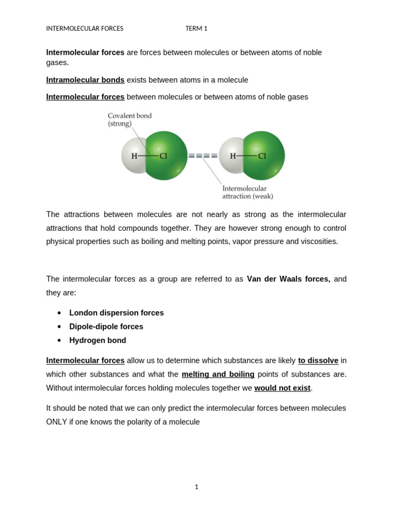 Chemistry Students' Guide | PDF | Intermolecular Force | Chemical Polarity