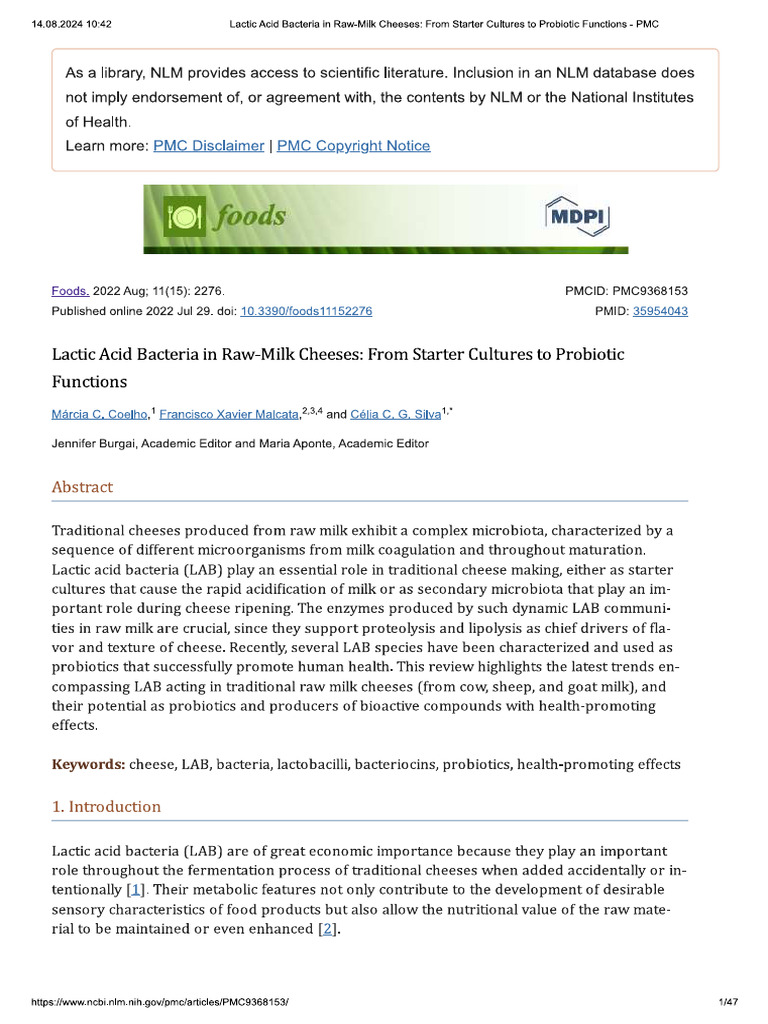 Lactic Acid Bacteria | PDF