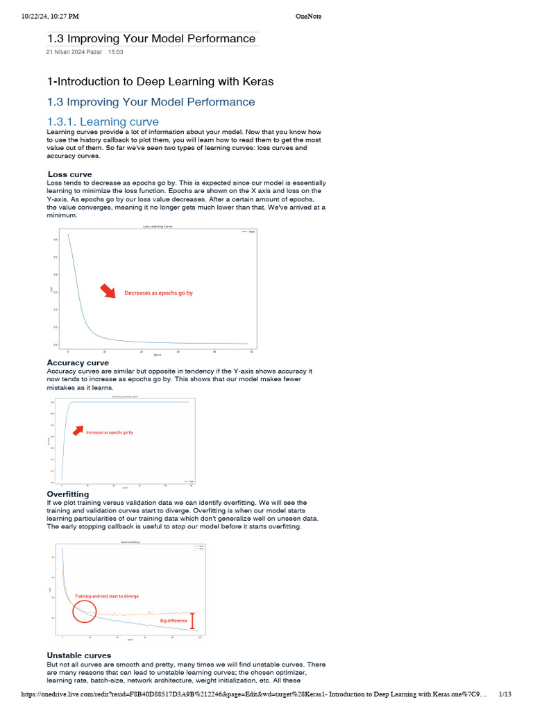 Keras1- 1.3 Improving Your Model Performance | PDF | Artificial Neural Network | Cross ...