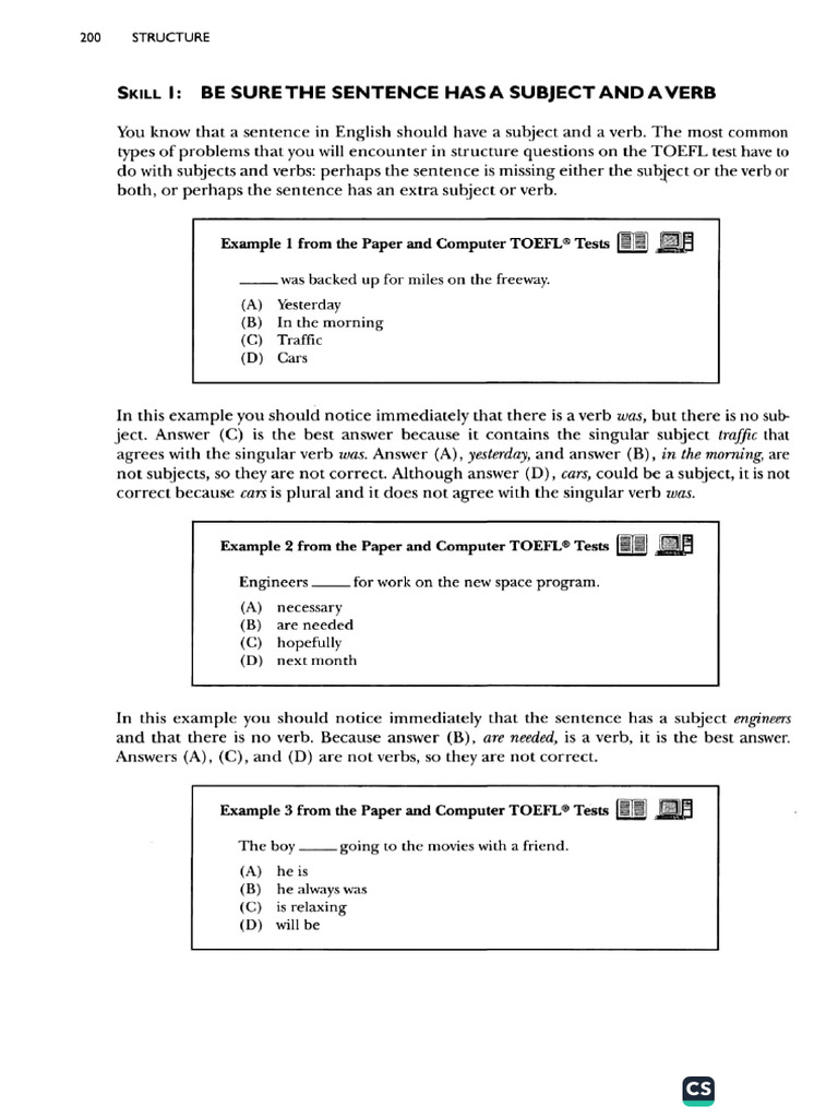 Grammar Skills 1 | PDF