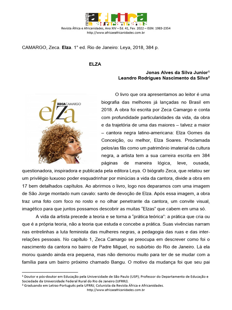 Resenha-Elza | PDF | Família