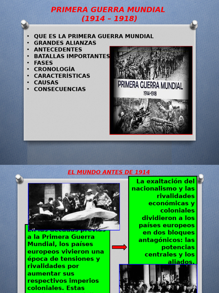 Primera Guerra Mundial | PDF | Primera Guerra Mundial | Austria Hungría