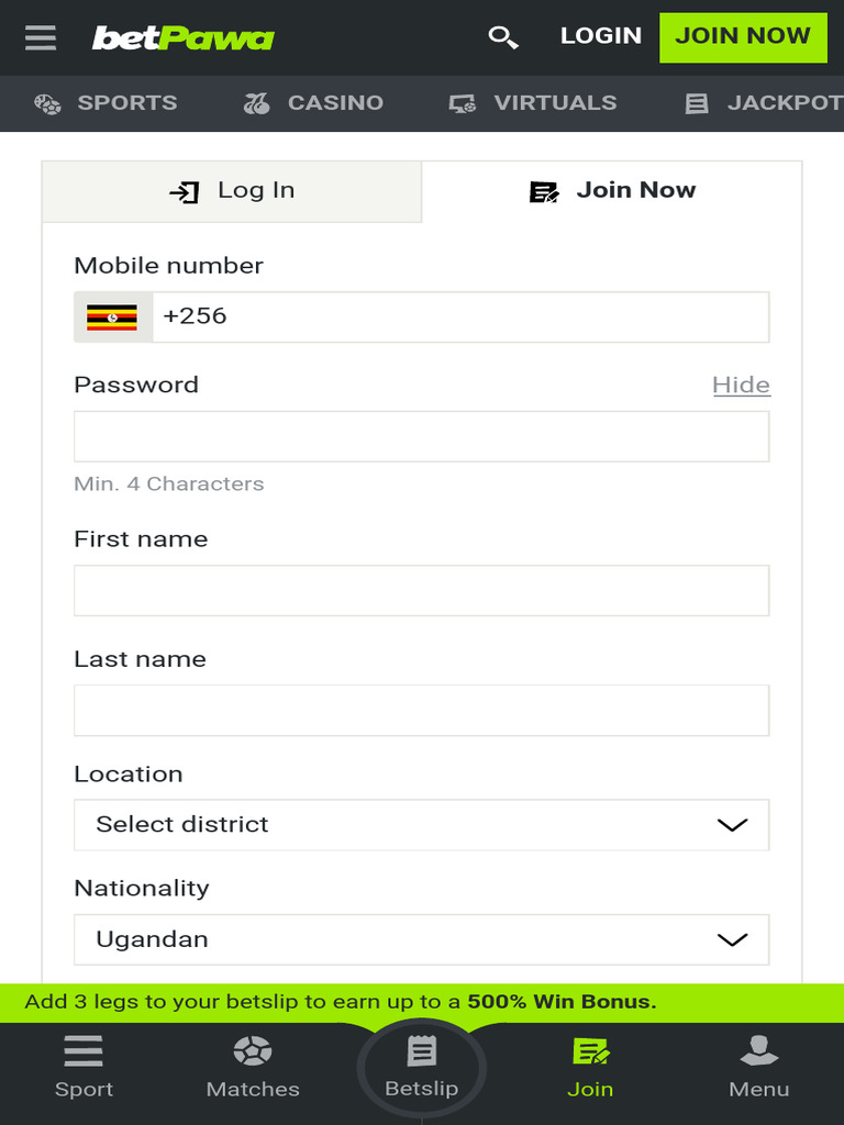 Join Now BetPawa Uganda | PDF