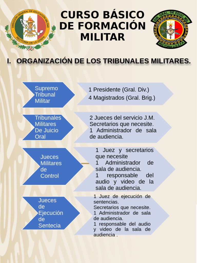 Codigo de Justicia Militar, CBFM | PDF | Juez | Prisión