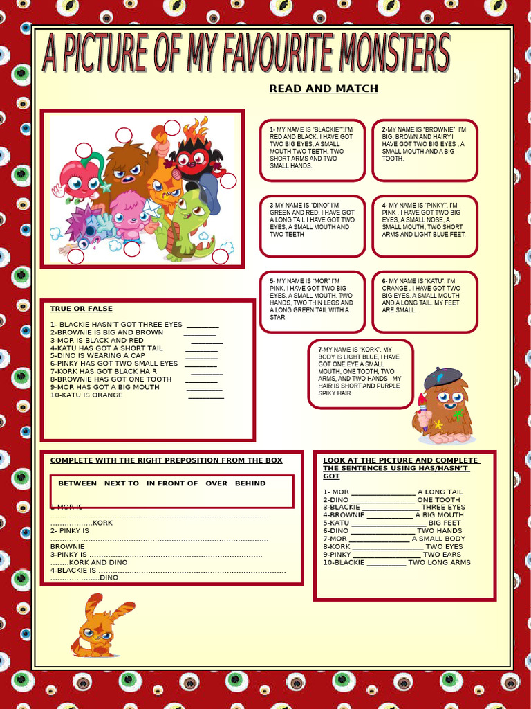 a-picture-of-my-favourite-monsters-fun-activities-games_690 | PDF