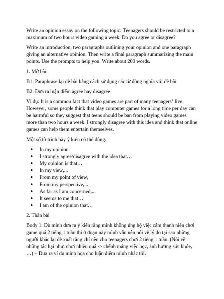 Ielts Writing Task 2 | PDF