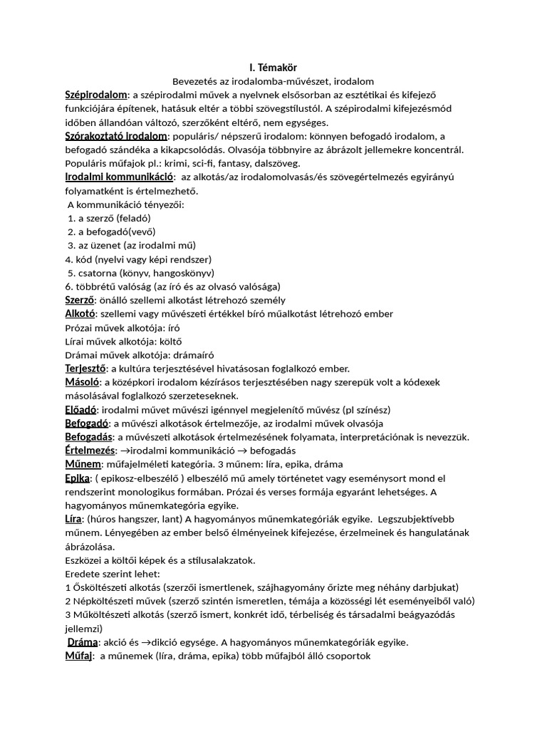 Irodalom 1. | PDF