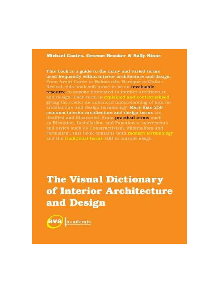 Visual Dictionary of Interior Architectu | PDF