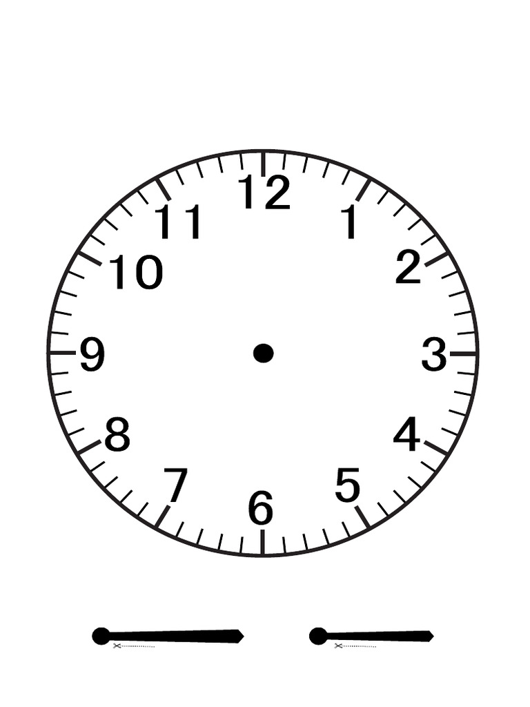 Colorful Make Your Own Clock Mathematics Worksheet | PDF