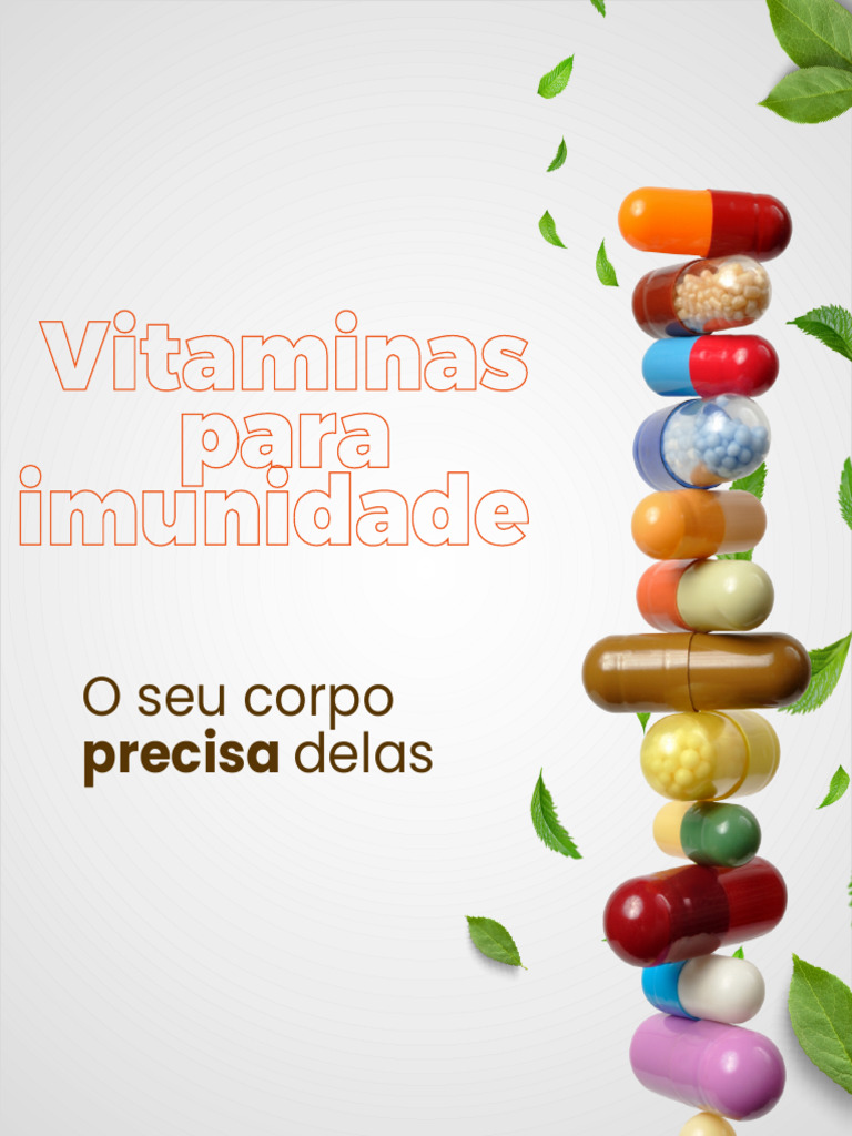 Vitaminas para o Corpo Ilustrado Colorido Instagram Post PDF | PDF ...