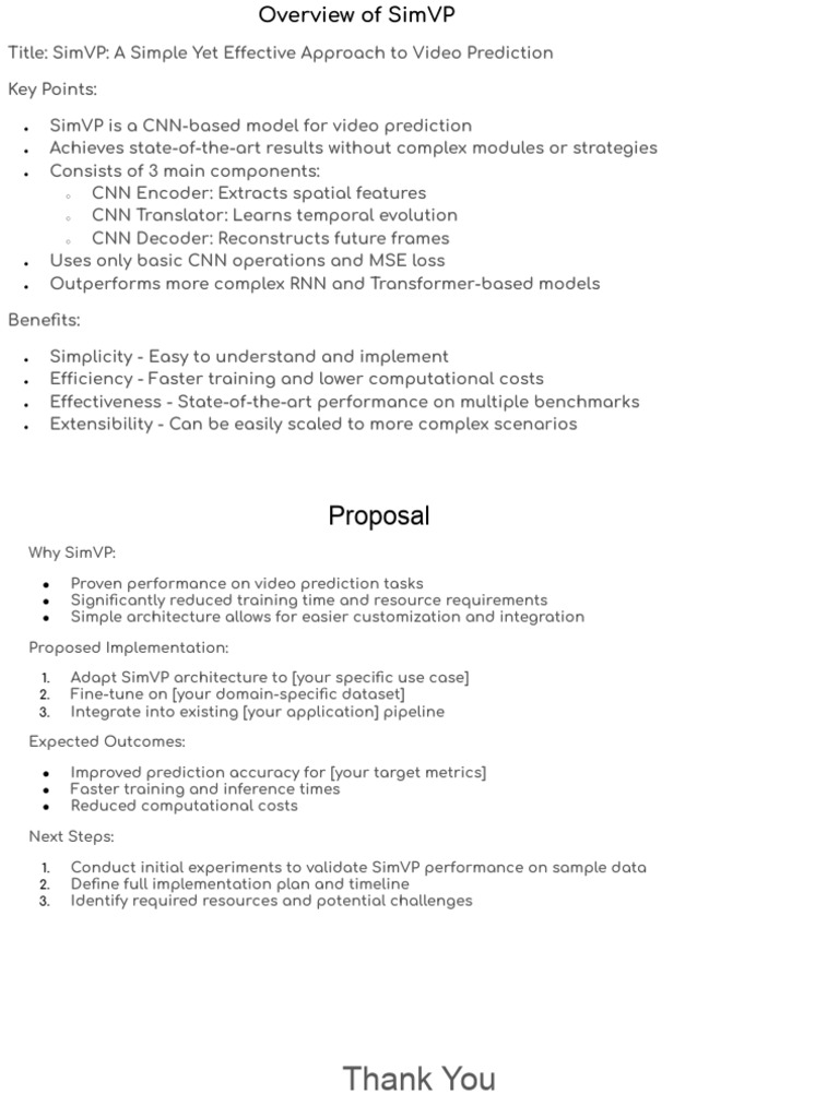 Overview of SimVP | PDF