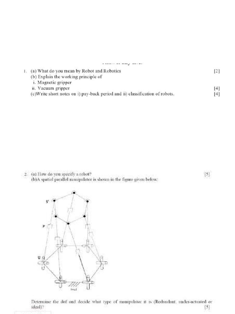 Robotics Endsem 2021 (2019-23 Batch) | PDF Robotics Endsem 2021 (2019-23 Batch) | PDF