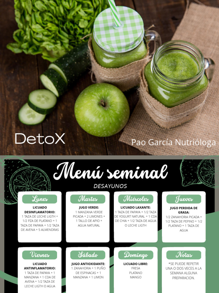 Menu Saludable Reto Bajar de Peso | PDF | Vegetales | Cocina occidental